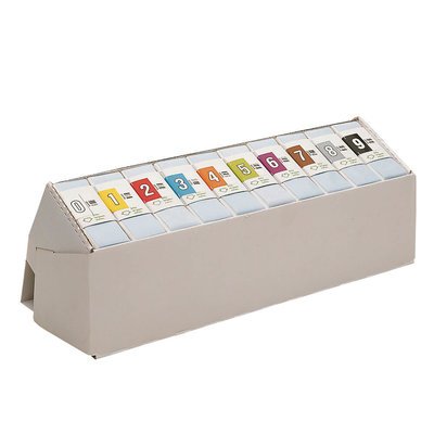 Ziffernsignale-Aufstellschachtel Leitz 66710000 bei PLATE Büromaterial