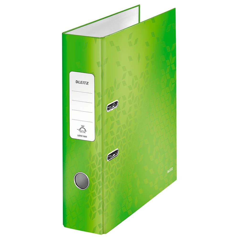 Ordner A4 Leitz WOW 1005, 80mm, laminierte Pappe bei PLATE Büromaterial