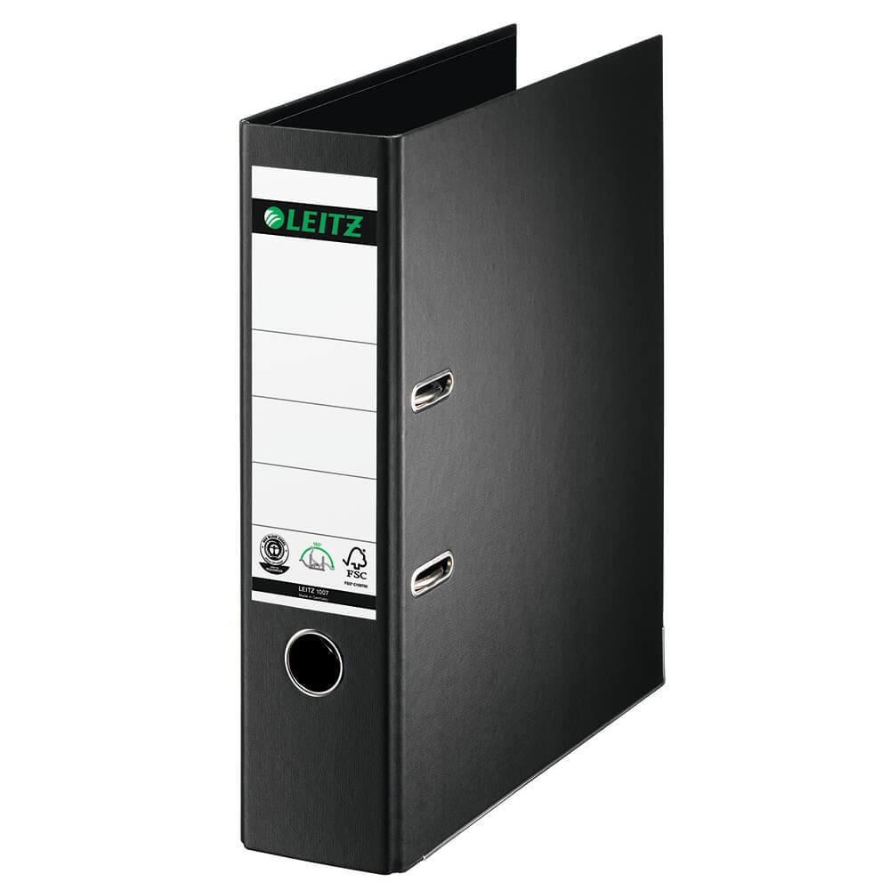 Ordner A4 Leitz Vollpapier 1007, 80mm, Leinenprägung bei PLATE Büromaterial