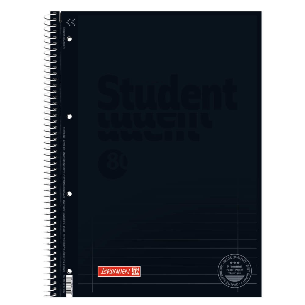 Collegeblock Brunnen DIN A4 Premium Student Colour Code 10-67927190 10 ...