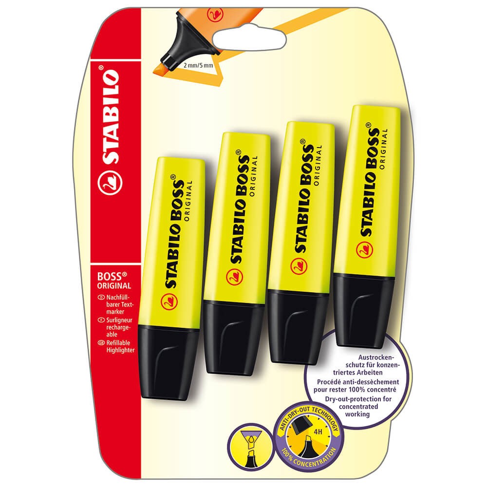 Textmarker STABILO BOSS ORIGINAL B-14892 bei PLATE Büromaterial