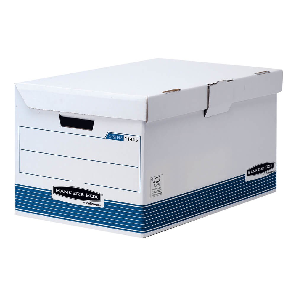 Archivboxen Fellowes Bankers Box System Maxi 1141501 bei PLATE Büromaterial