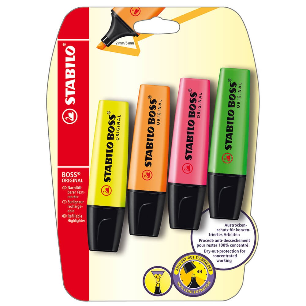 Textmarker STABILO BOSS ORIGINAL B-14888 bei PLATE Büromaterial