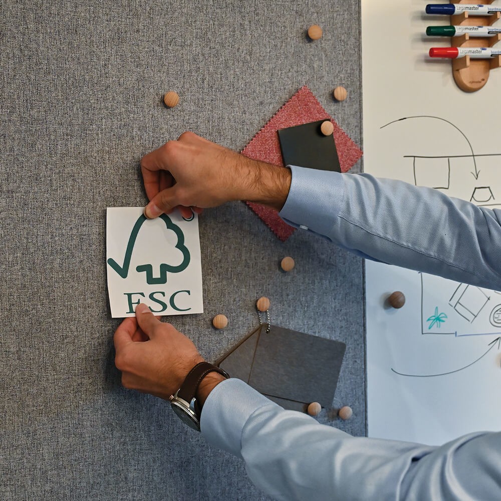 Magnete Legamaster WOODEN 7-181725 bei PLATE Büromaterial