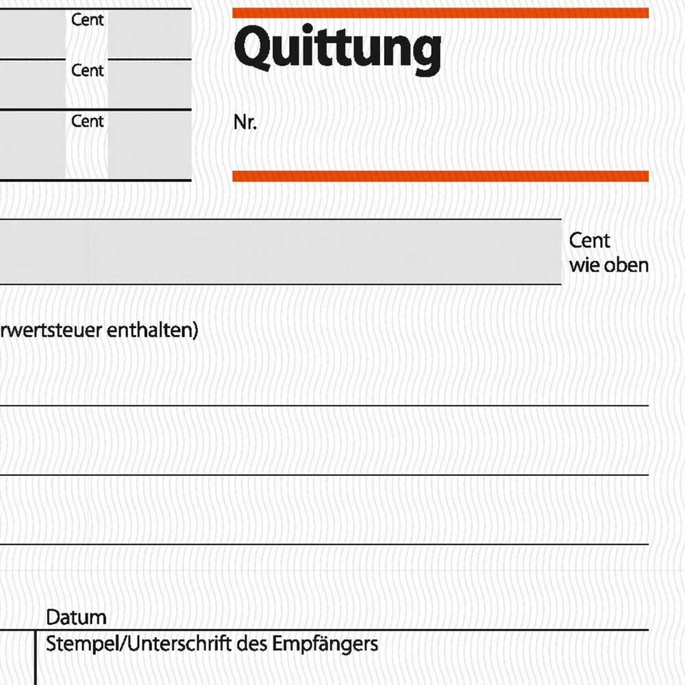 Quittungen Sigel QU615 bei PLATE Büromaterial