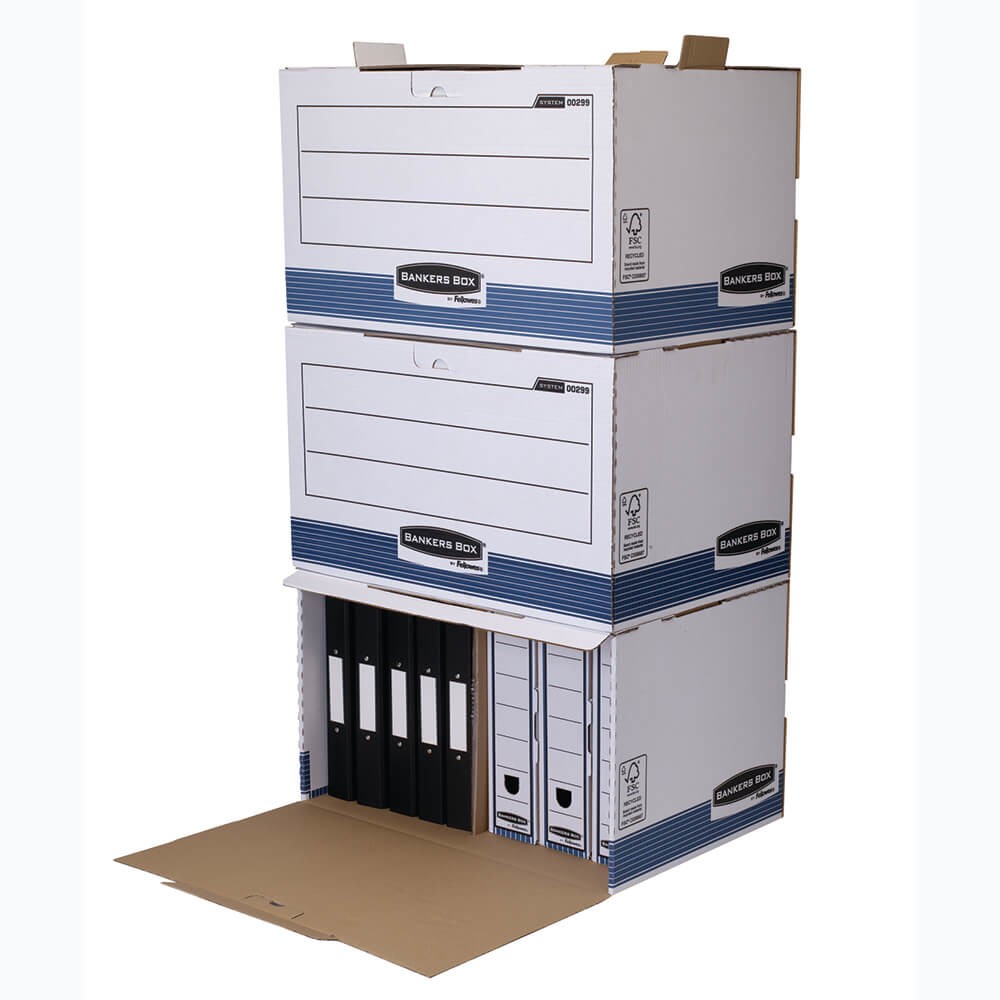 Archivschachteln Fellowes Bankers Box System Archivcontainer 29901 bei ...