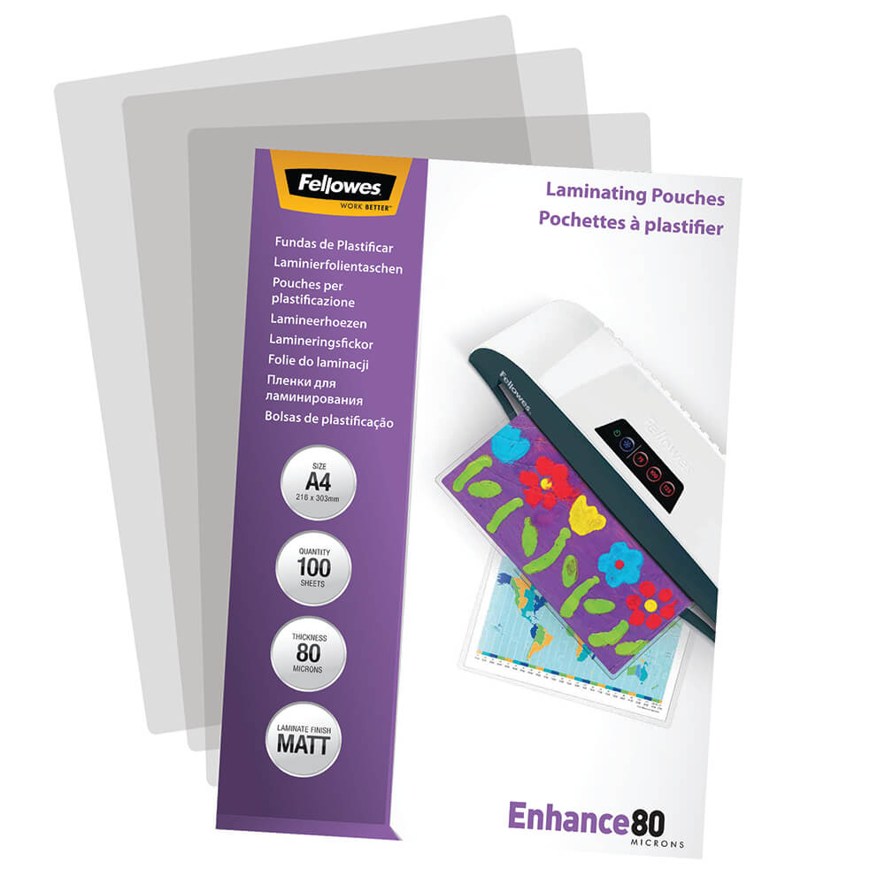Laminierfolien Fellowes A4 5452103 bei PLATE Büromaterial