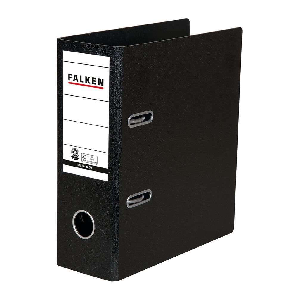 Ordner A5 hoch Falken 80027238, 80mm, Wolkenmarmor bei PLATE Büromaterial