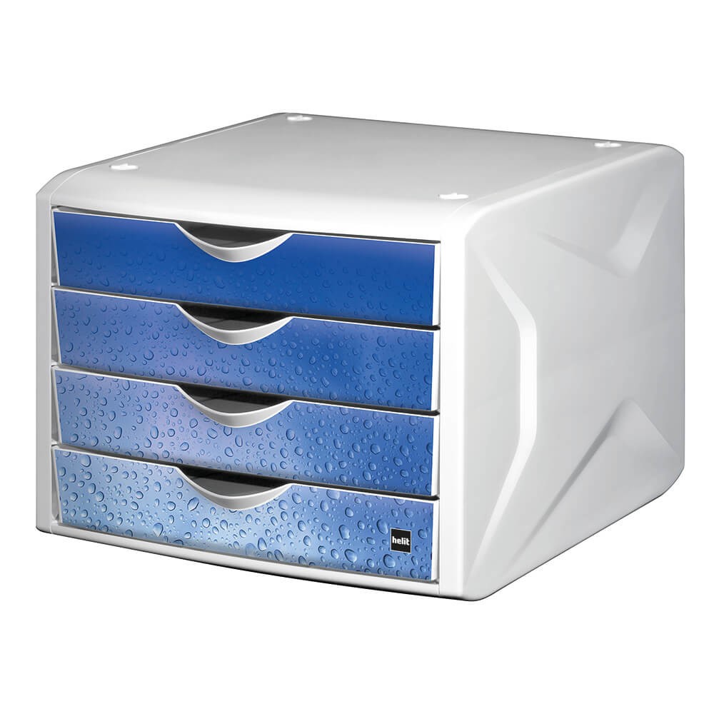 Schubladenbox Helit the chameleon H6129634 bei PLATE Büromaterial