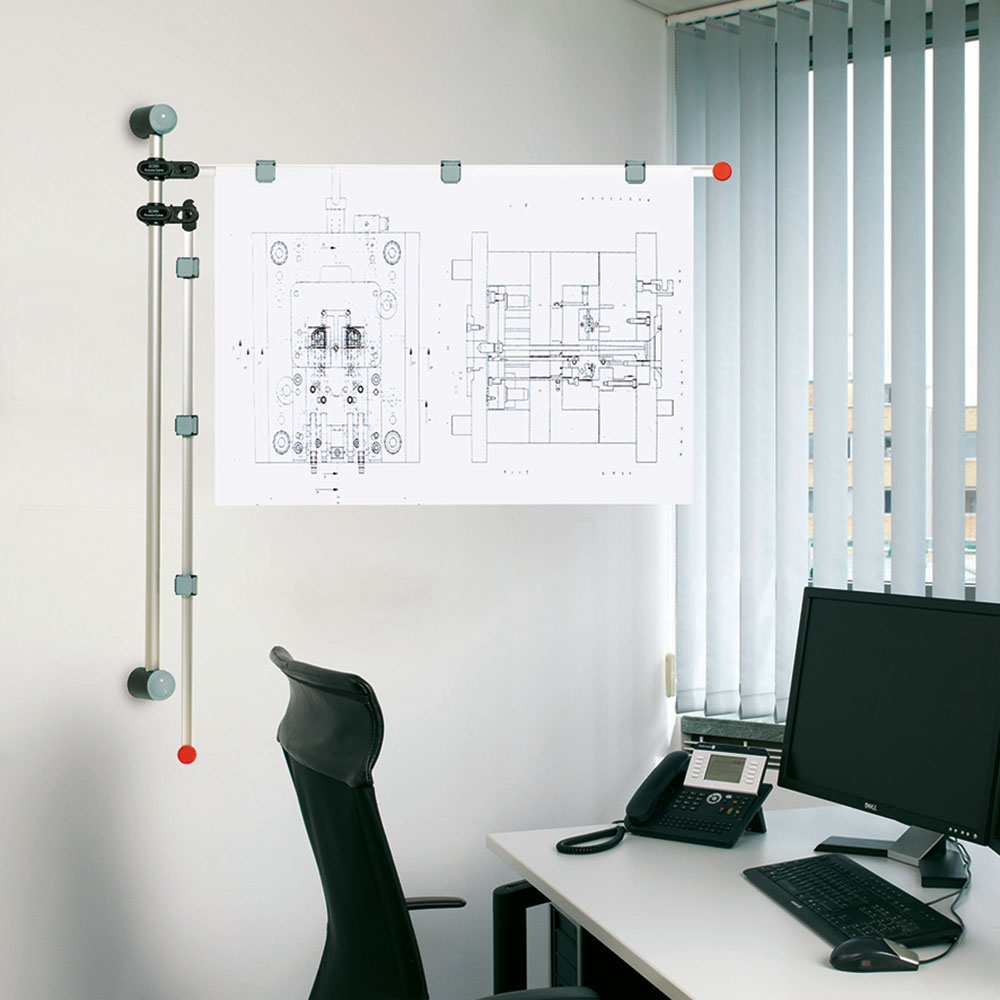 Planhalter Maul Wand 6253084 bei PLATE Büromaterial