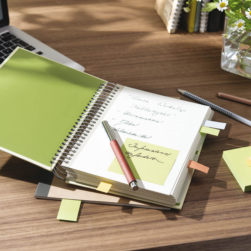 Haftnotizen Post-it Recycling Notes Tower 653-1T bei PLATE Büromaterial