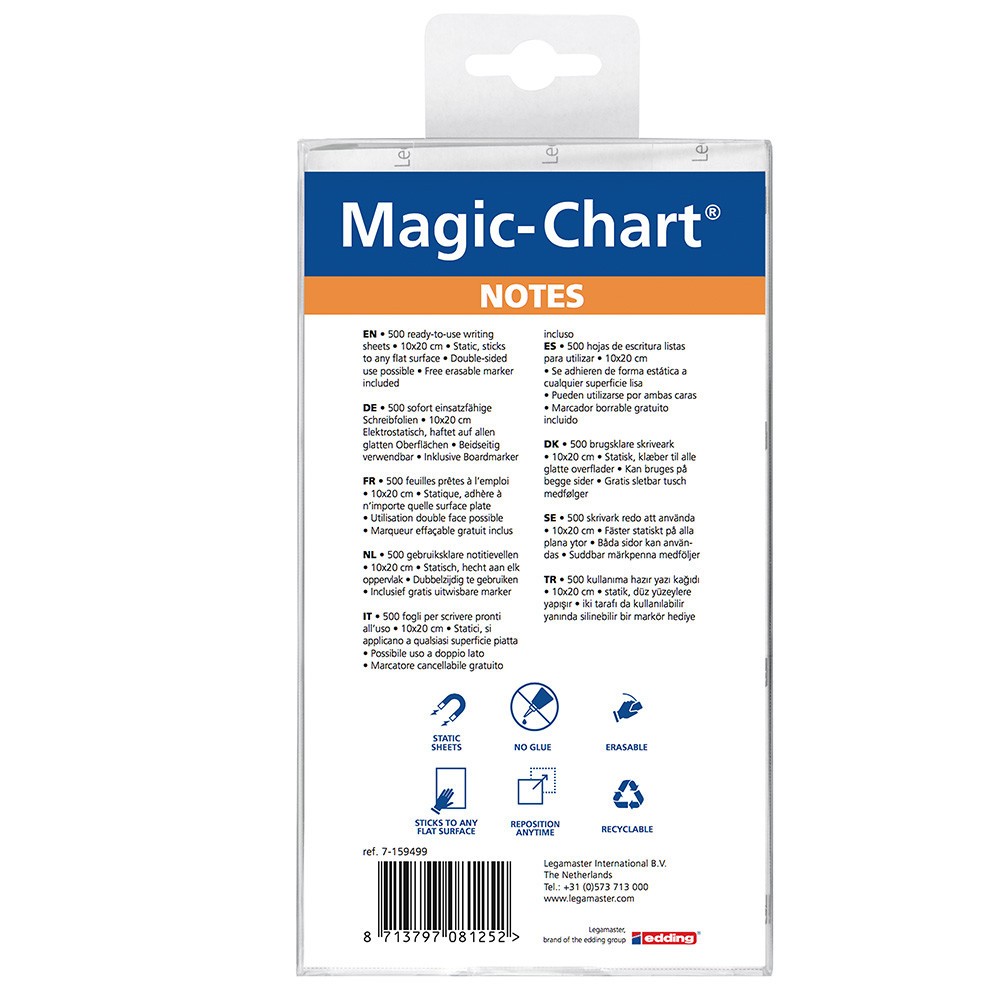 Moderationskarten Legamaster Magic Chart Notes 7-159499 bei PLATE ...