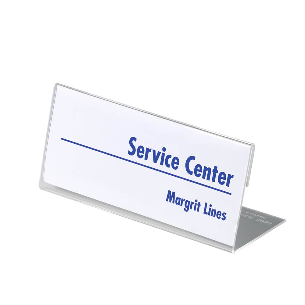 Tischnamensschilder Durable L-Aufsteller 8054 bei PLATE Büromaterial